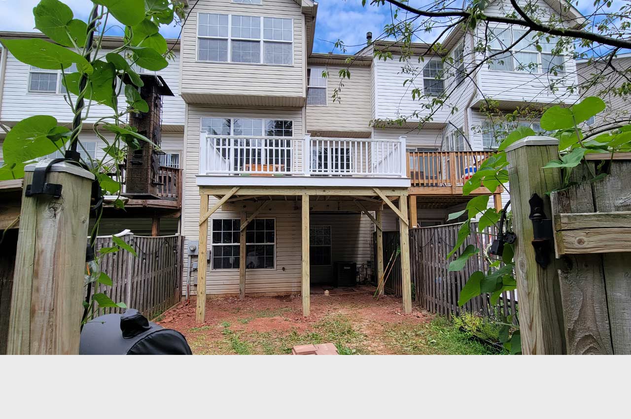 Before and After Deck - Ms. Fixit