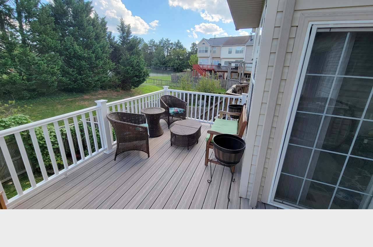 Before and After Deck - Ms. Fixit