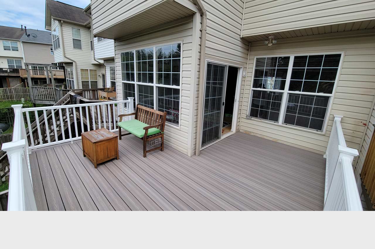 Before and After Deck - Ms. Fixit