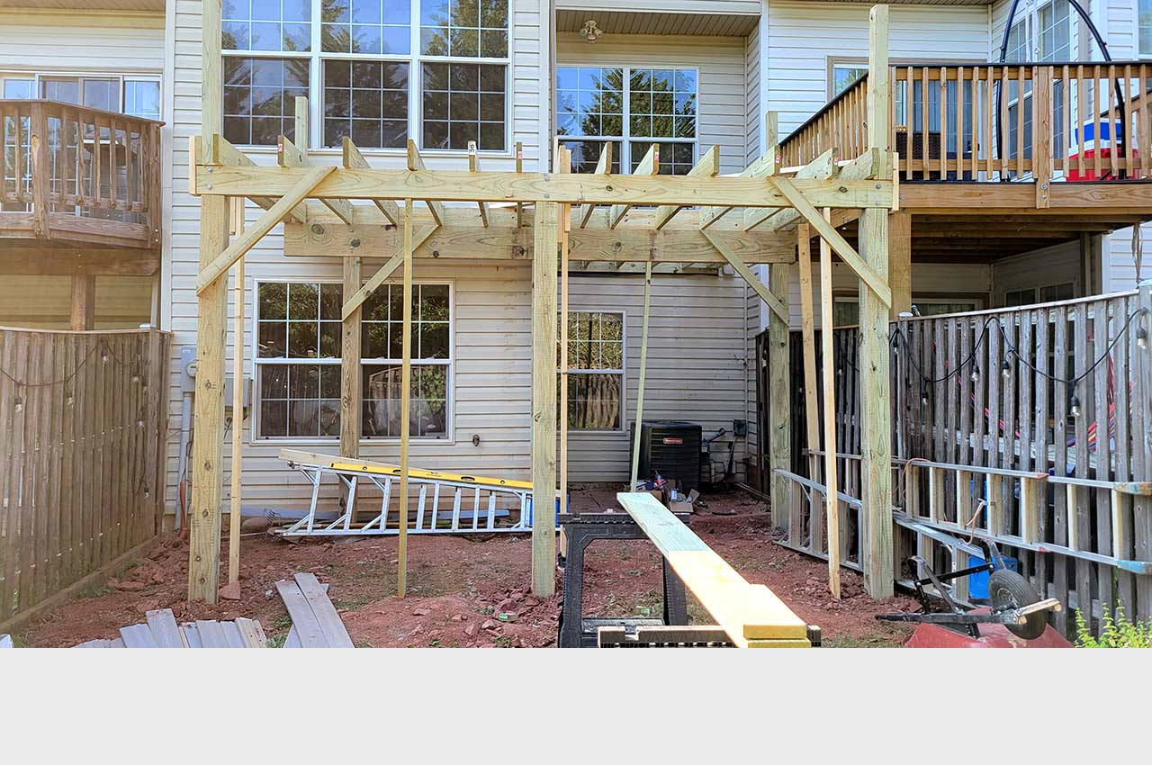 Before and After Deck - Ms. Fixit