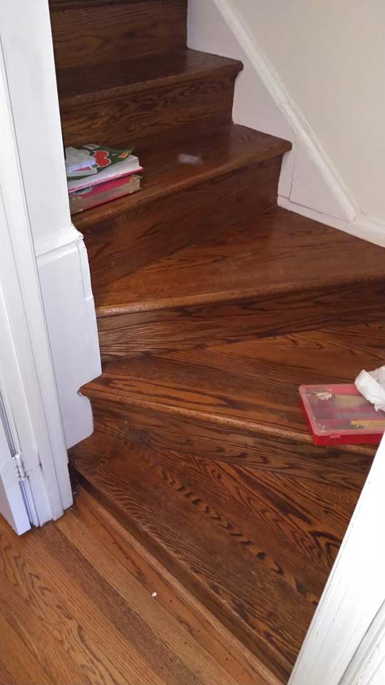Before & After Stairs - Ms. Fixit