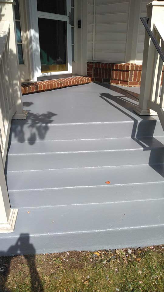 Before & After Porch - Ms. Fixit